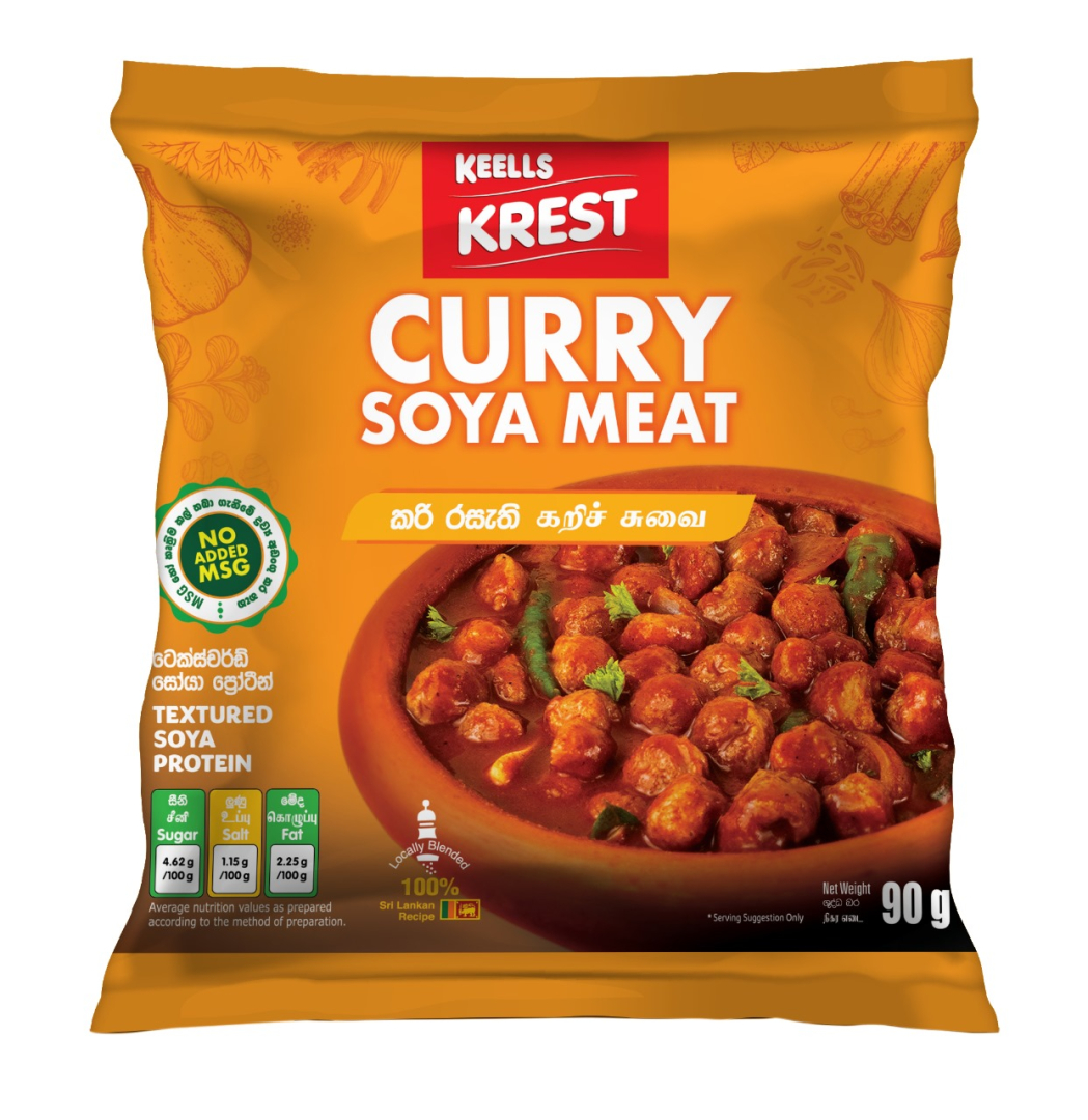 Buy Keells Krest Soya Meat - Curry 90g - Keells Food Products PLC - Colombo